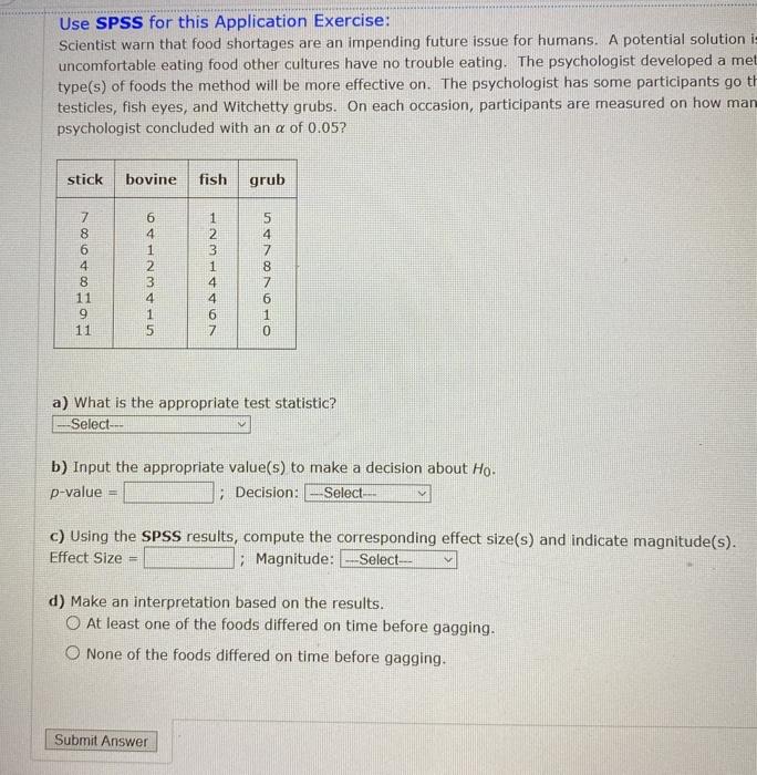 Solved Use SPSS for this application exercise:Scientist warn | Chegg.com