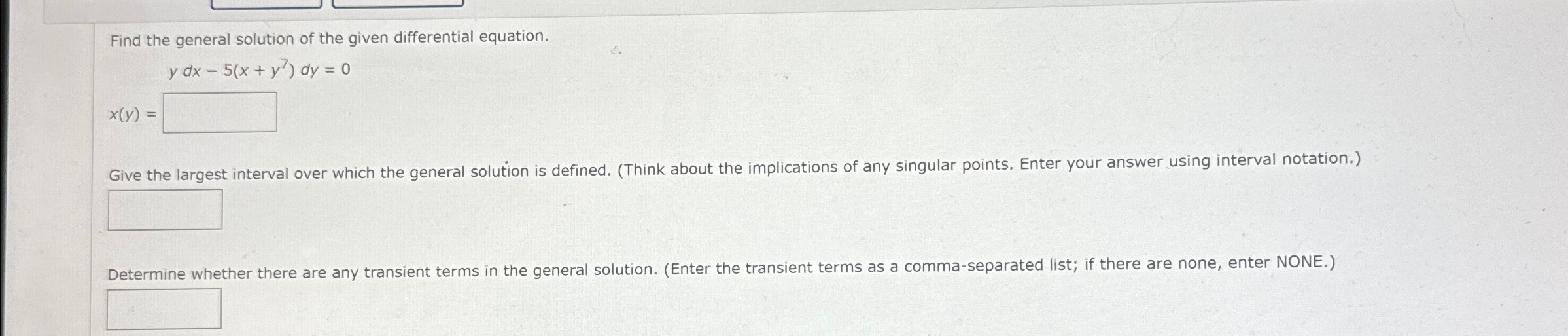 Solved Find the general solution of the given differential | Chegg.com