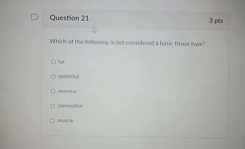 Solved Question 213 ﻿ptsWhich of the following is not | Chegg.com