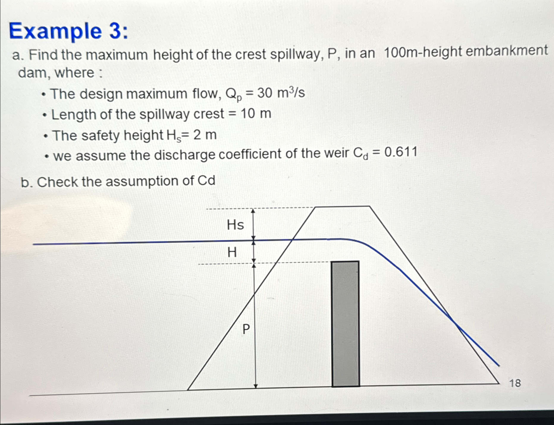 Example 3:a. ﻿Find the maximum height of the crest | Chegg.com
