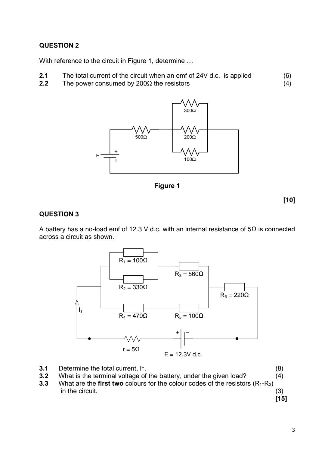 Solved QUESTION 2 With reference to the circuit in Figure 1, | Chegg.com