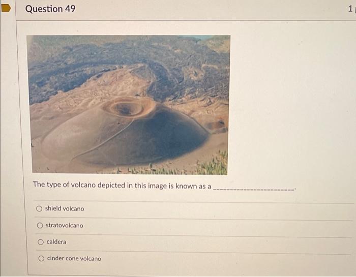 Solved Question 54 The igneous feature depicted in this | Chegg.com