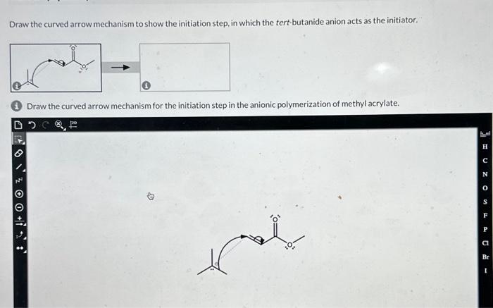 Solved Methyl acrylate undergoes anionic polymerization | Chegg.com