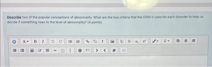 Solved Describe two of the popular conceptions of | Chegg.com