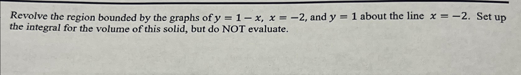 Solved Revolve the region bounded by the graphs of | Chegg.com