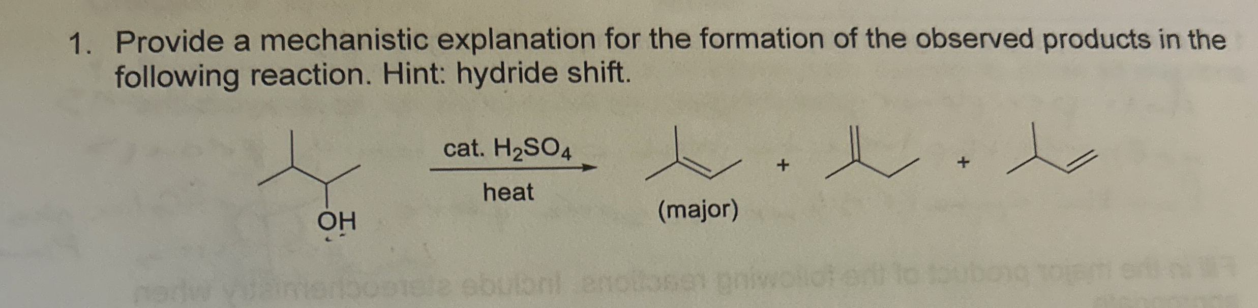 Solved Provide a mechanistic explanation for the formation | Chegg.com