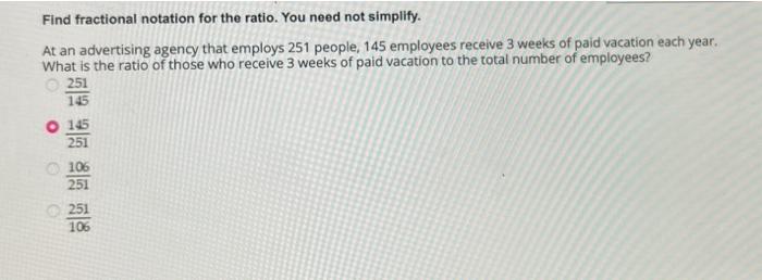Solved KS Find fractional notation for the ratio. You need | Chegg.com