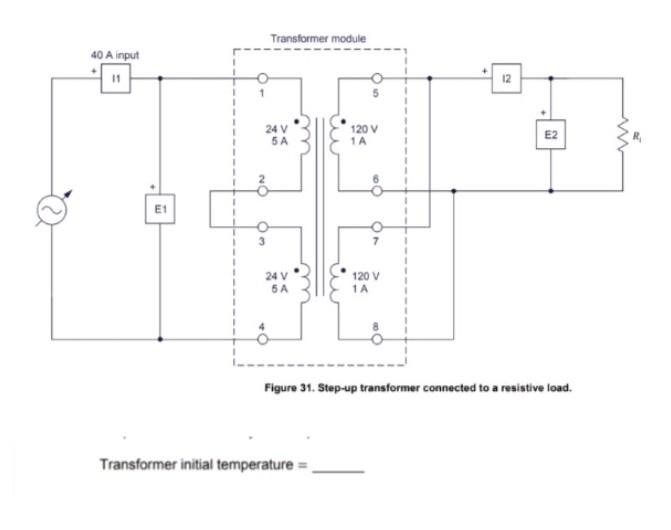 40 A input 11 E1 24 V 5 A ON Transformer module 03 24 | Chegg.com