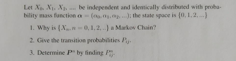 Solved Let x0,x1,x2,dots be independent and identically | Chegg.com