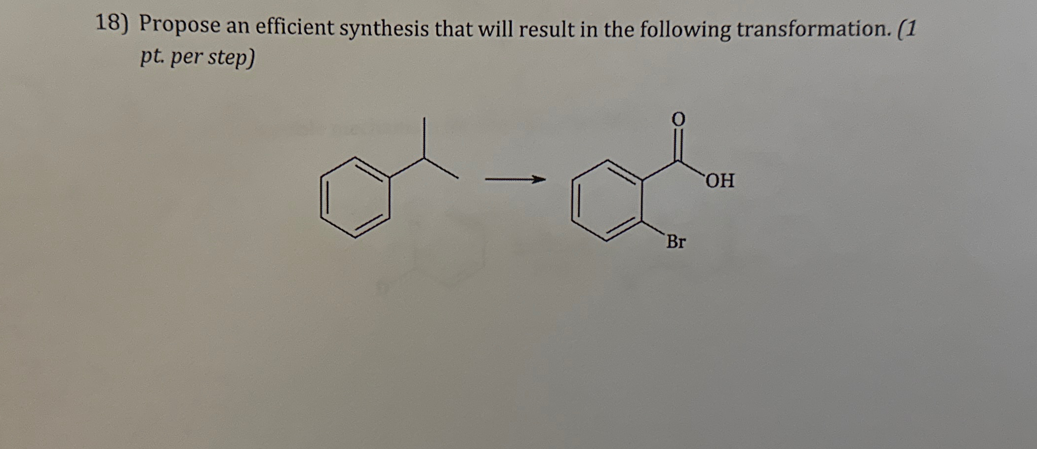 Solved Propose an efficient synthesis that will result in | Chegg.com