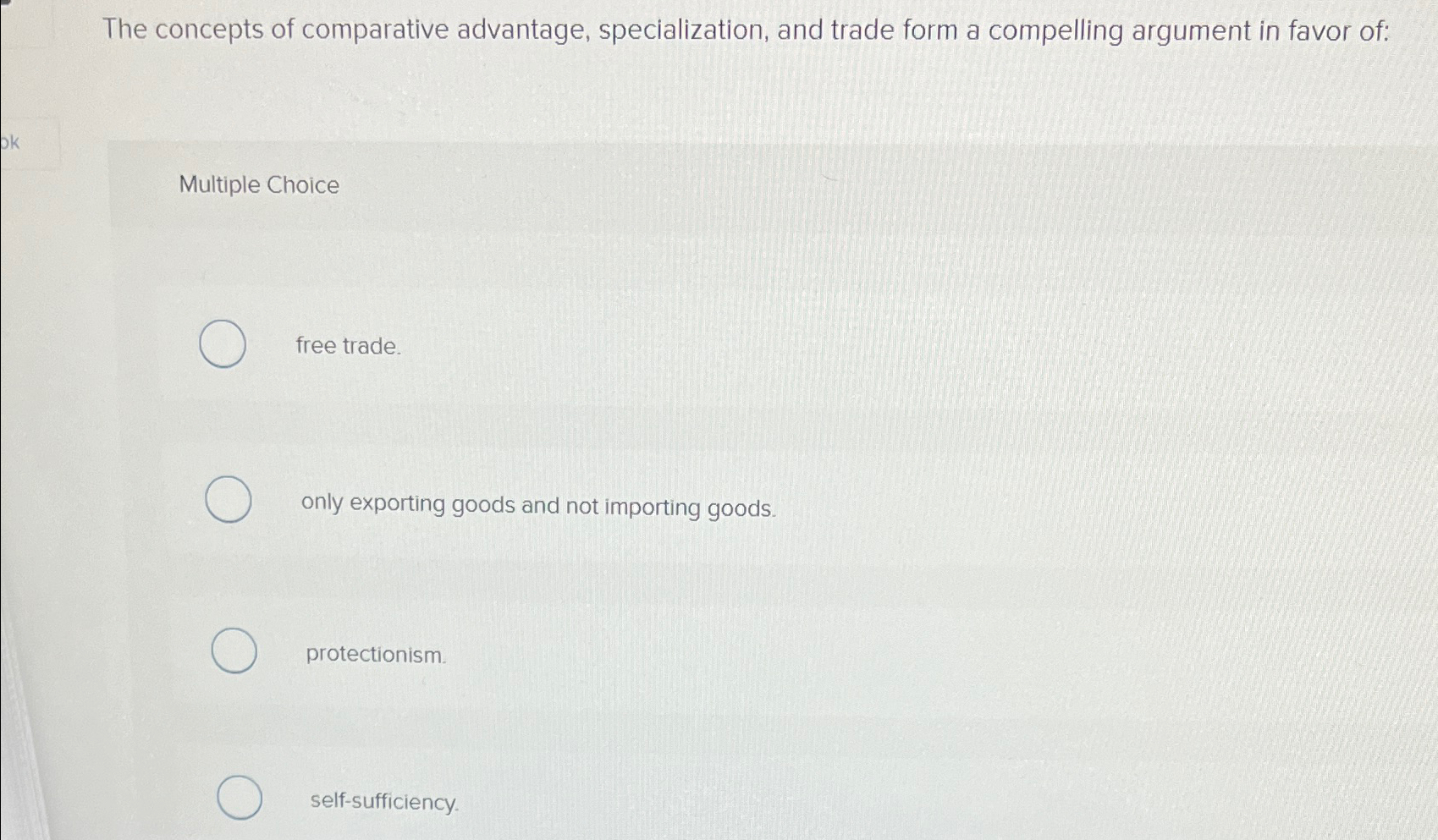 Solved The concepts of comparative advantage, | Chegg.com