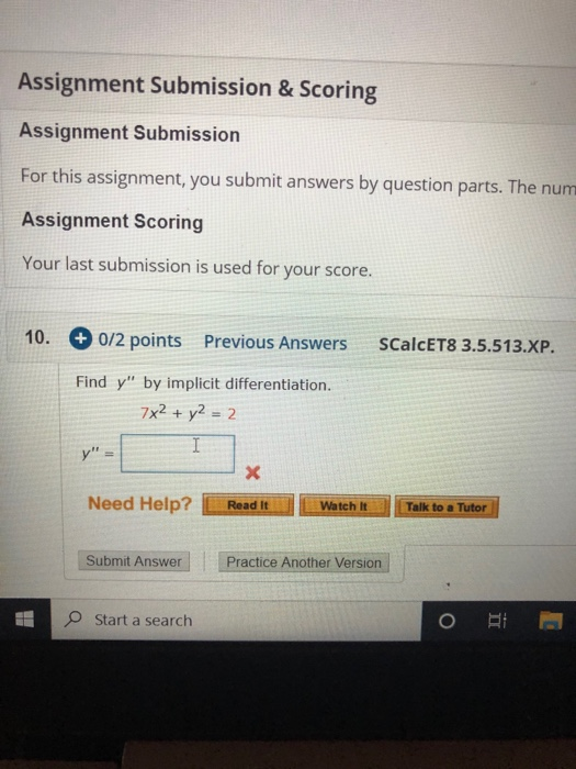 Solved Assignment Submission & Scoring Assignment Submission | Chegg.com