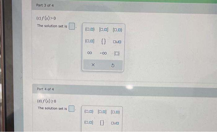 Solved iven f(x)=3x3+25x2−34x−144, answ Part: 0/2 Part 1 of | Chegg.com