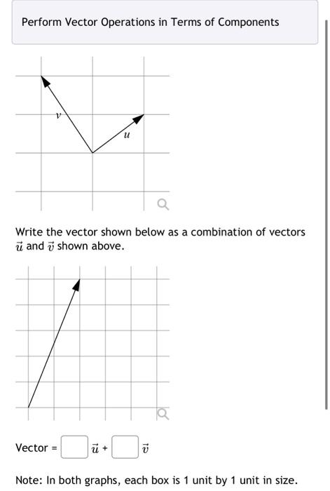 Solved Perform Vector Operations in Terms of Components | Chegg.com Solved Perform Vector Operations in Terms of Components | Chegg.com