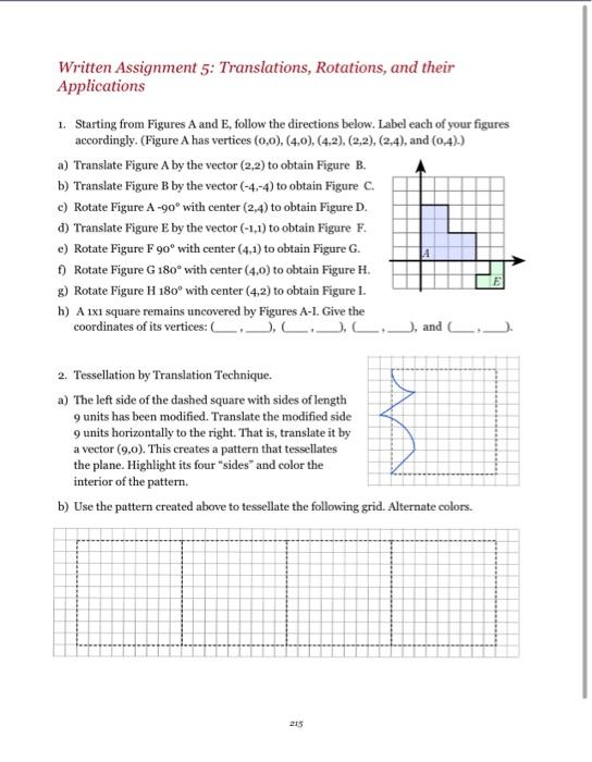 Solved 1. Starting from Figures A and E, follow the | Chegg.com