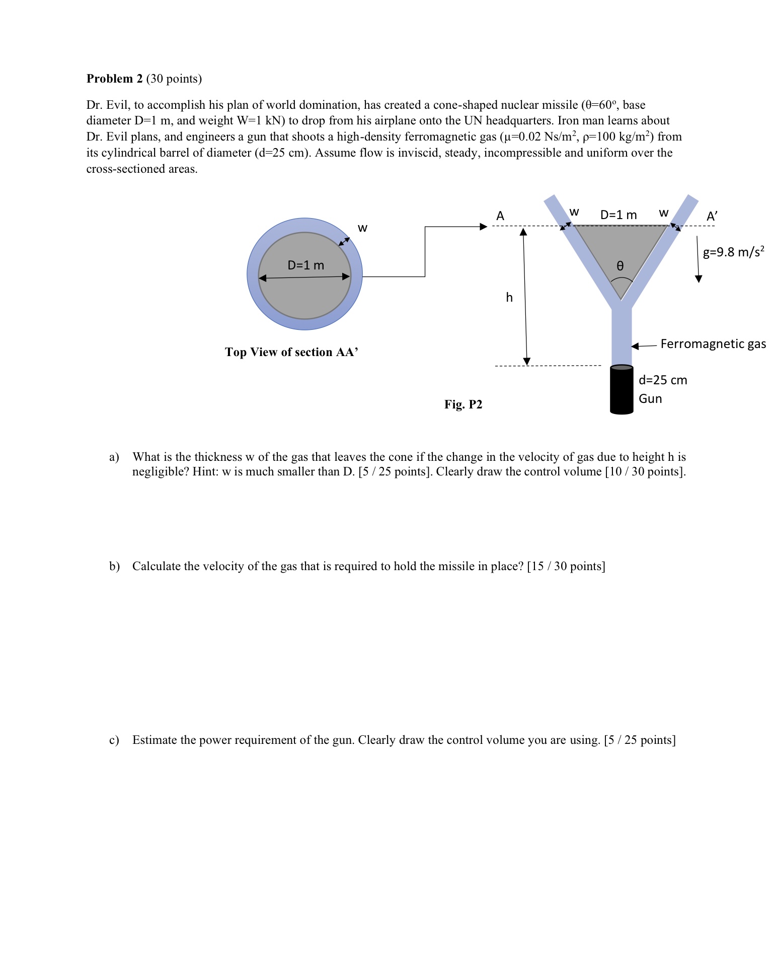 Solved Problem 2 (30 ﻿points)Dr. ﻿Evil, to ﻿accomplish his | Chegg.com