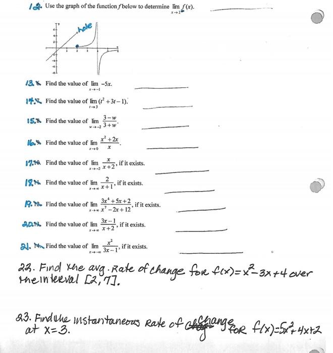 Solved I 8 Use the graph of the function f below to | Chegg.com
