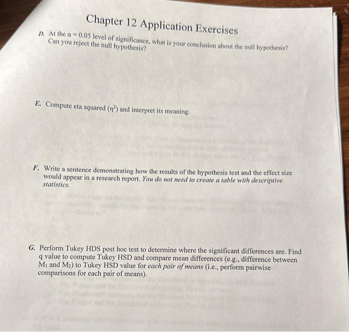 Solved Chapter 12 Application Exercises Exercise 2: Opinions | Chegg.com