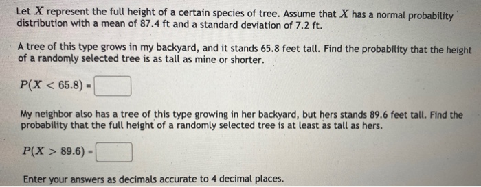 Solved The graph of a normally distributed random variable | Chegg.com