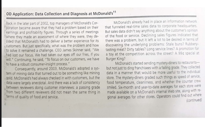 Solved 1. Research McDonald's and evaluate its strategy of | Chegg.com