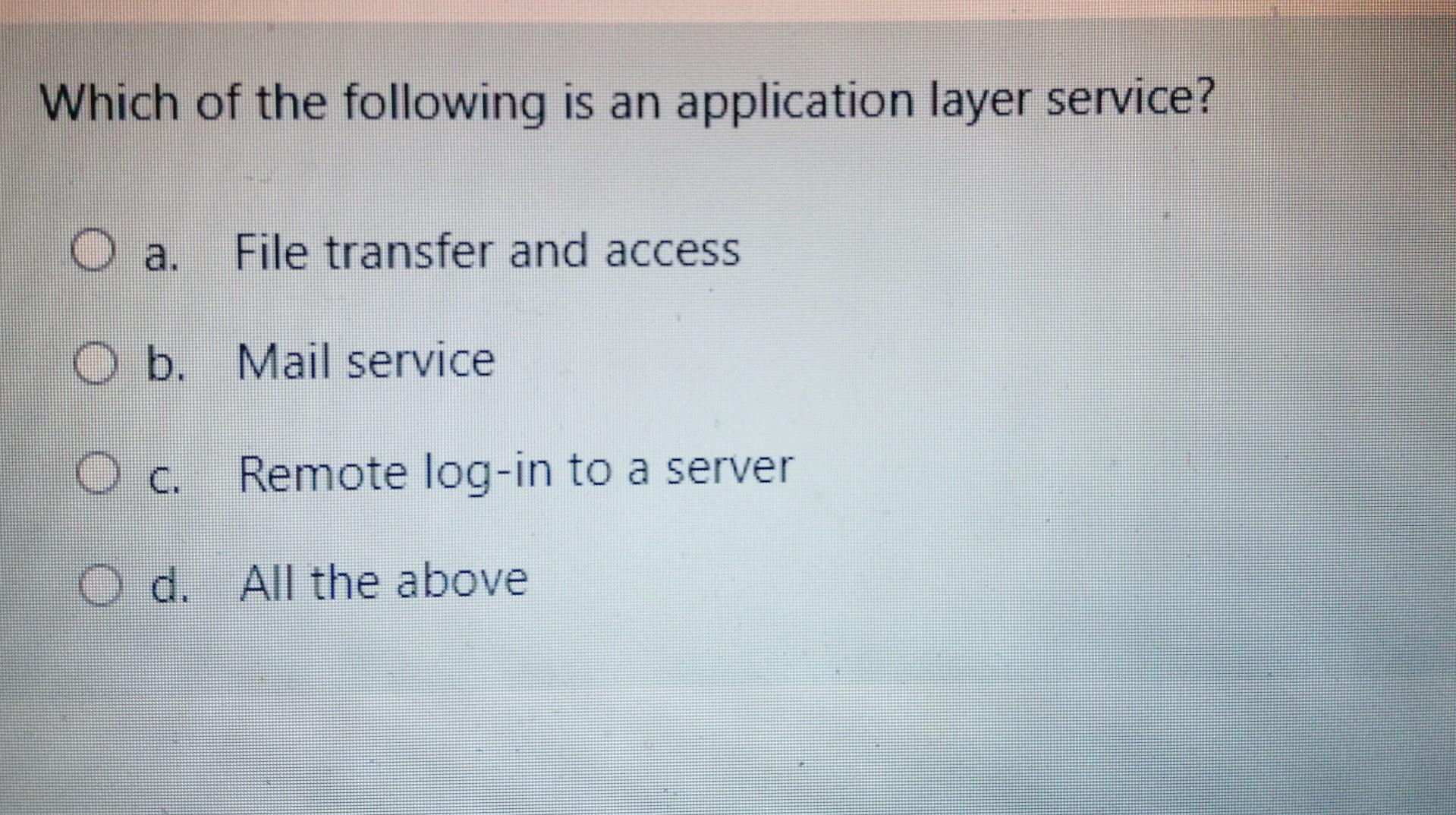 Solved The main principle for protocol layering that needs | Chegg.com