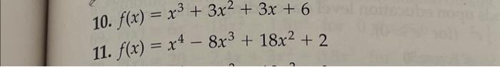 Solved #10,11. for each function make a sign diagram for | Chegg.com