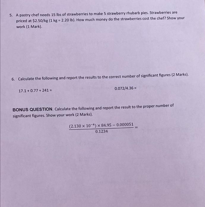 Solved 1. Determine the number of significant figures for | Chegg.com