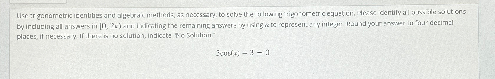 Solved Use trigonometric identities and algebraic methods, | Chegg.com