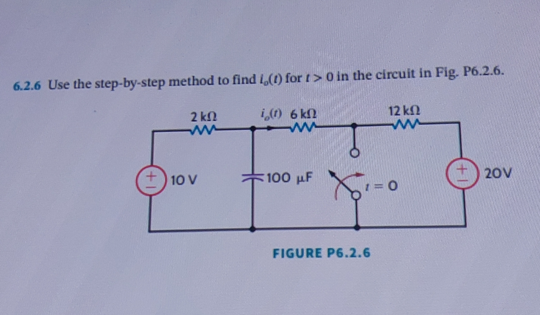 Solved 6.2.6 ﻿Use the step-by-step method to find t0(t) ﻿for | Chegg.com