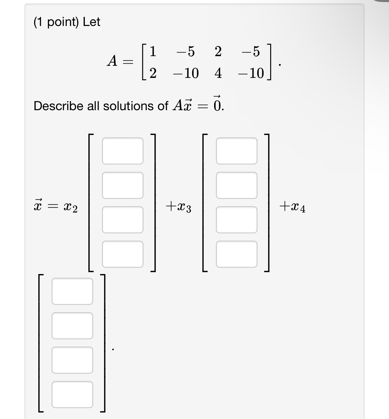 Solved Solve in a way (1 ﻿point) | Chegg.com