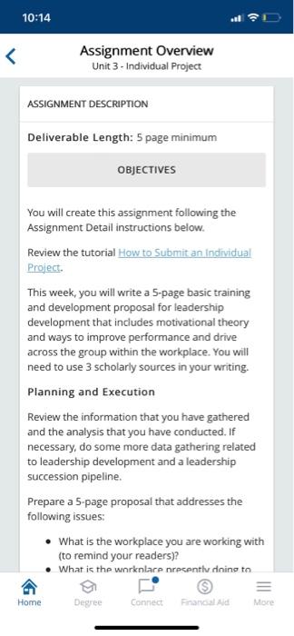 ASSIGNMENT DESCRIPTION Deliverable Length: 5 page | Chegg.com