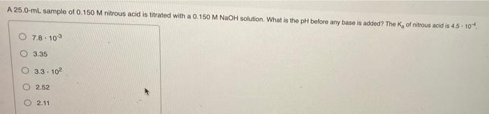 Solved Which of the following solutions is a buffer? Check | Chegg.com