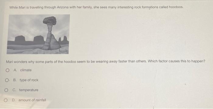 Solved While Mari is travelling through Arizona with her | Chegg.com