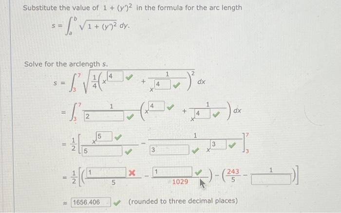 Solved Now substitute the values of 1+[f′(x)]2 and r(x) in | Chegg.com