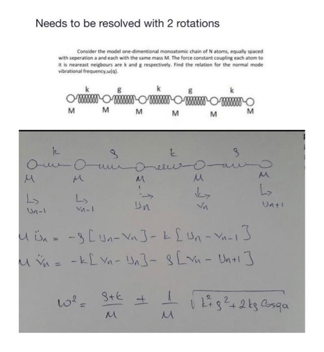 Solved Needs to be resolved with 2 rotations Consider the | Chegg.com