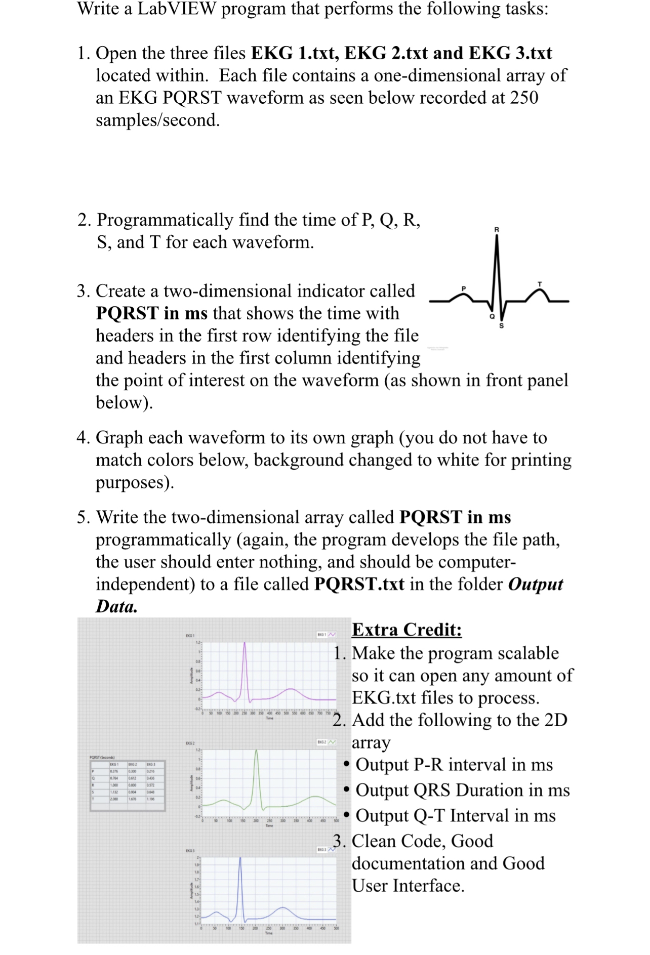 Solved Write a LabVIEW program that performs the following | Chegg.com