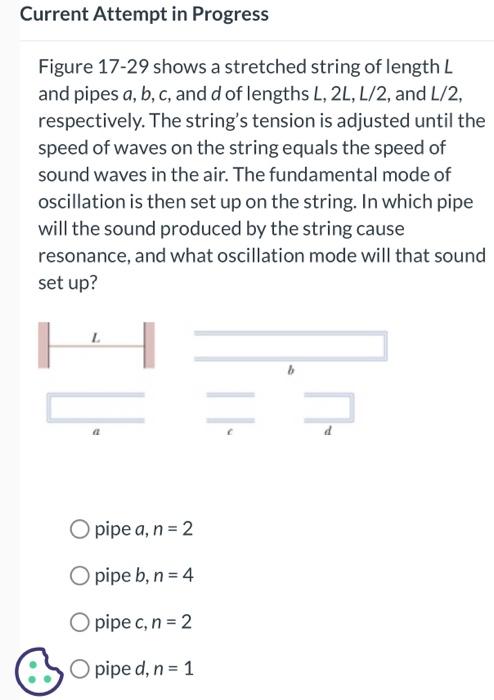 Solved Figure 17-29 shows a stretched string of length L and | Chegg.com