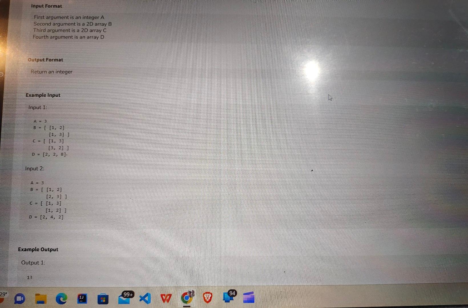 Solved Problem Description There are A cities connected by | Chegg.com