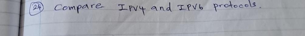 Solved (24) ﻿Compare IPVY and IPVb protocols. | Chegg.com