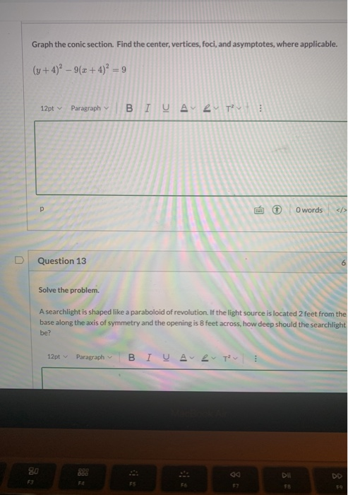 Solved Graph the conic section. Find the center, vertices, | Chegg.com