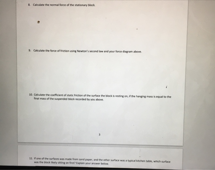 Solved Friction Force Physics 2020 In this lab, you will | Chegg.com