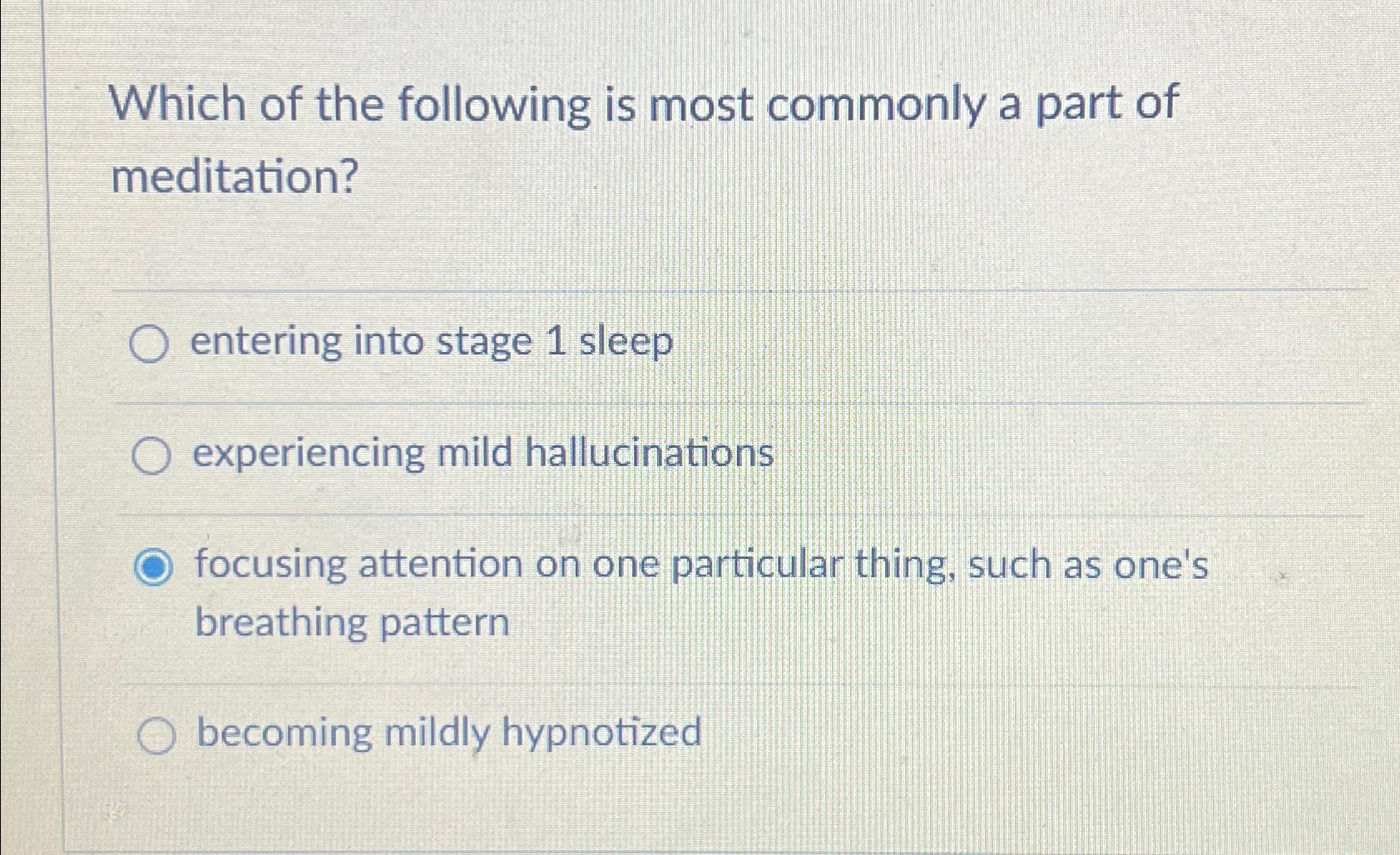 Solved Which of the following is most commonly a part of | Chegg.com