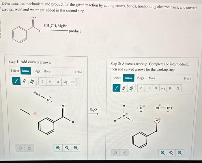 Solved Determine the mechanism and product for the given | Chegg.com