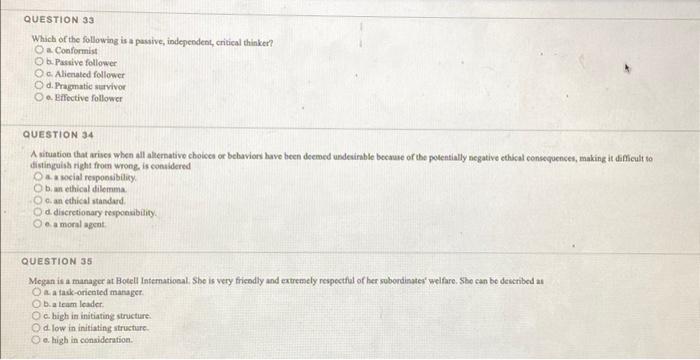 Solved QUESTION 33 Which of the following is a passive, | Chegg.com