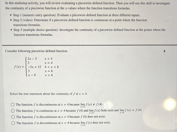 Solved In this multistep activity, you will review | Chegg.com