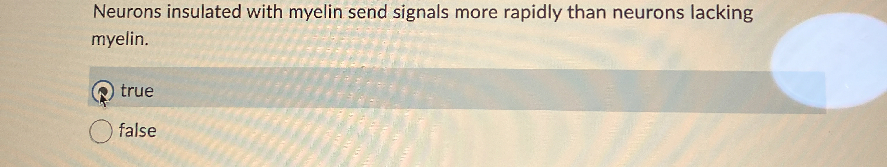 Solved Neurons insulated with myelin send signals more | Chegg.com