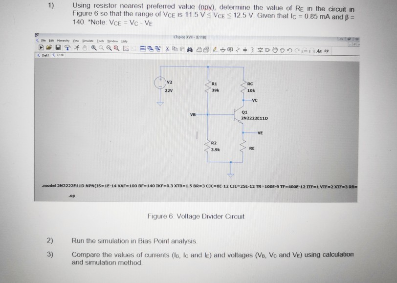 Solved 1) Using resistor nearest preferred value (np), | Chegg.com