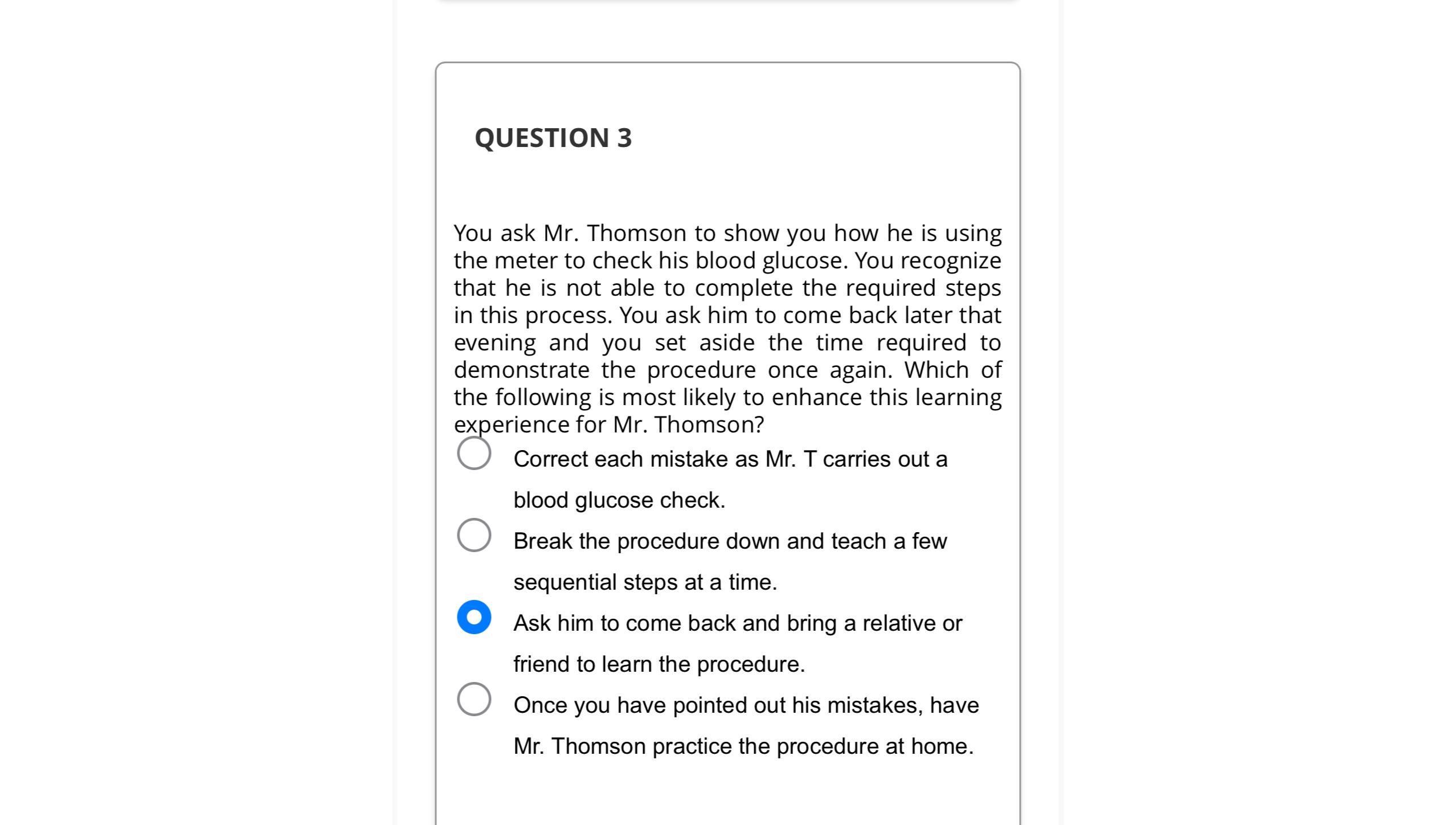 Solved QUESTION 3You ask Mr. ﻿Thomson to show you how he is | Chegg.com