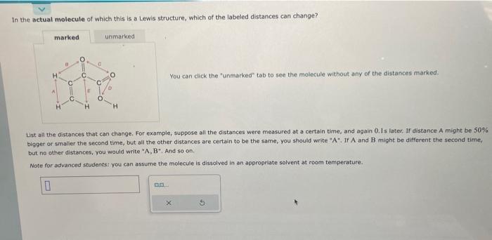 Solved In the actual molecule of which this is a Lewis | Chegg.com