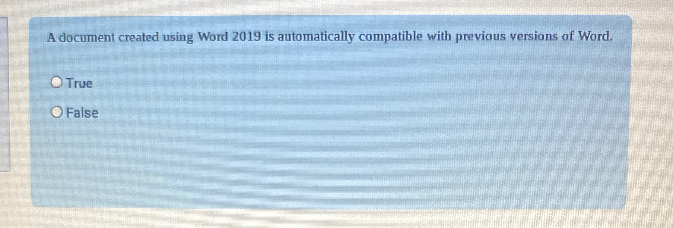 Solved A document created using Word 2019 ﻿is automatically | Chegg.com